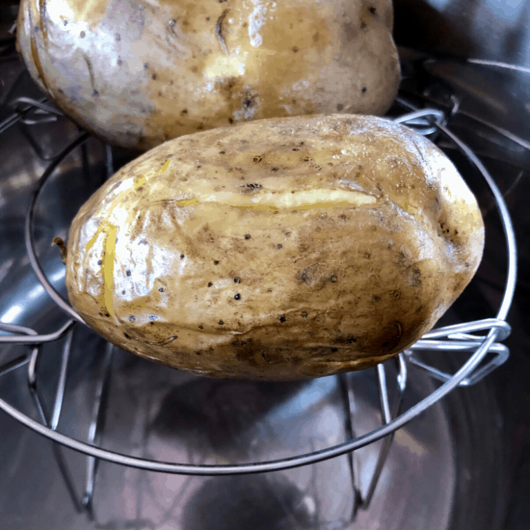 Jacket Potatoes in the Instant Pot Duo Crisp - Feisty Tapas
