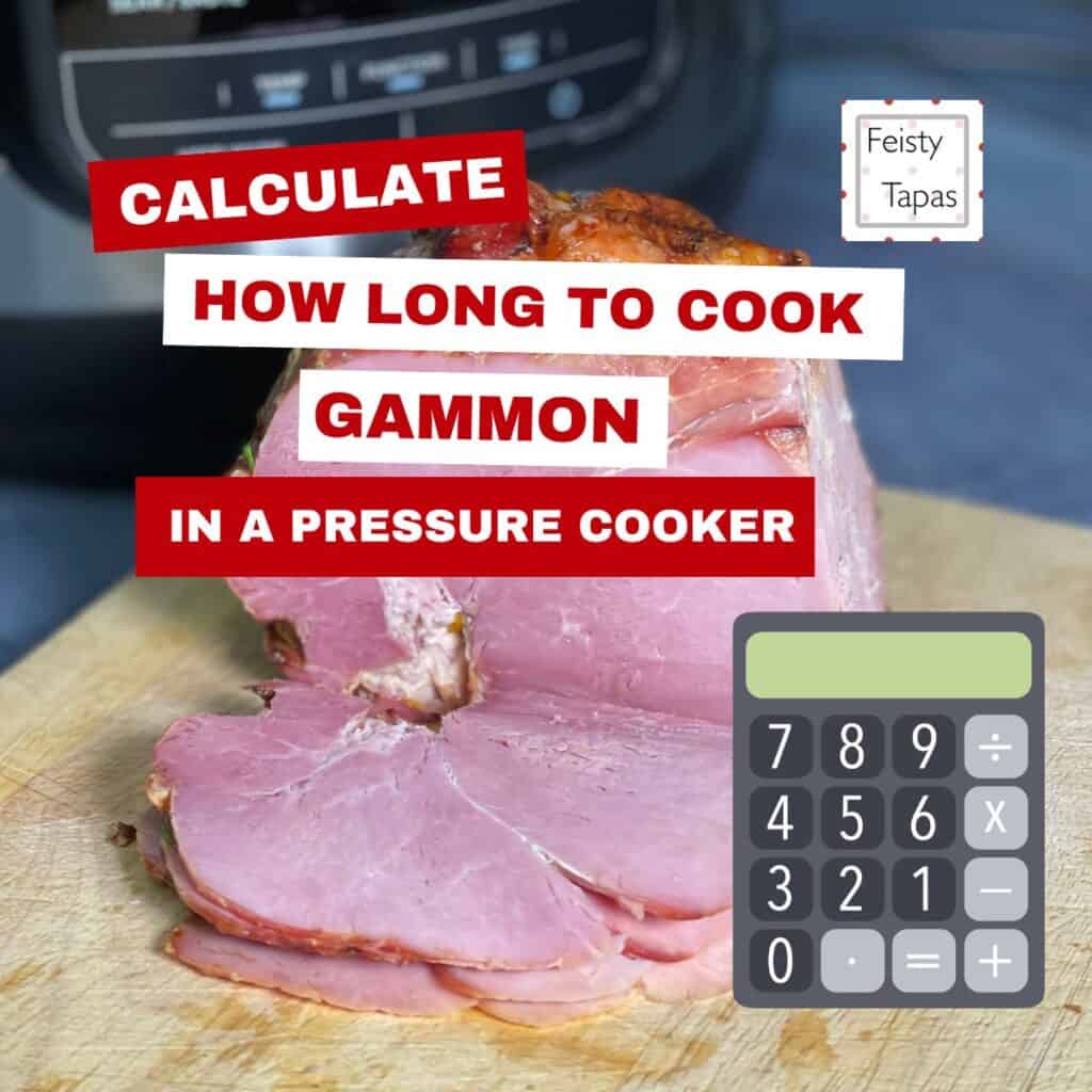 How to pressure cook a gammon joint/ham in the Instant Pot - Feisty Tapas